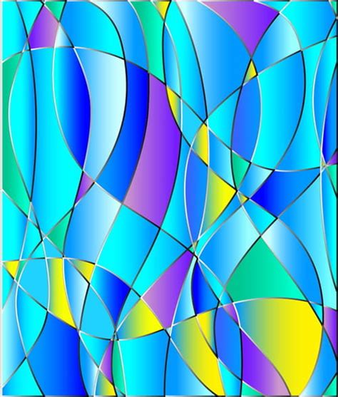 화려한 유리 모자이크 벡터 배경 세트 Eps Uidownload