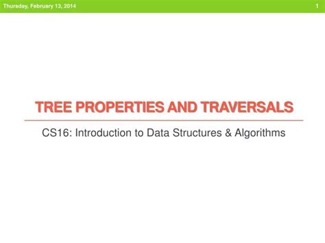 ppt tree properties and traversals powerpoint presentation free download id 2123332