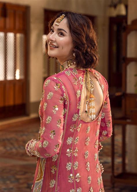 Pink Chiffon Kameez Frock Pakistani Mehndi Dresses Pakistani Mehndi Dress Beautiful Frocks