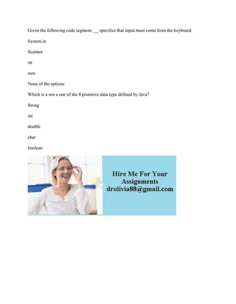 Given The Following Code Segment Specifies That Input Must Come Frpdf