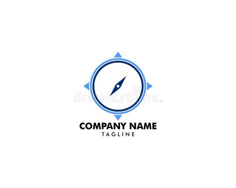 Compass Logo Template Vector Icon Illustration Design Stock Vector