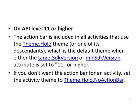 Ppt Android 11 The Action Bar Powerpoint Presentation Free Download Id5729716