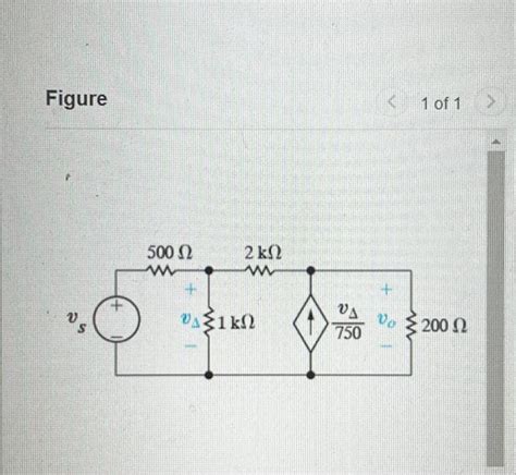 Solved Figure Of Use The Node Voltage Method To Find Vo Chegg Com