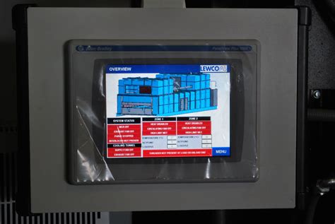 650f Conveyor Oven Operator Interface Terminal Lewco Inc Industrial