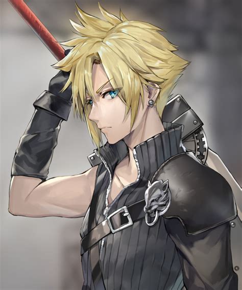 Cloud Strife Final Fantasy And More Drawn By Momoko Momopoco Danbooru