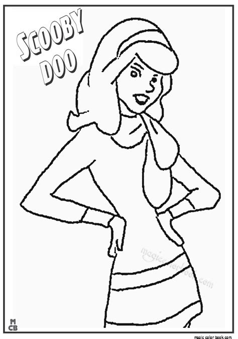 Scooby Doo Daphne Coloring Pages At Getcolorings Com Free Printable Colorings Pages To Print