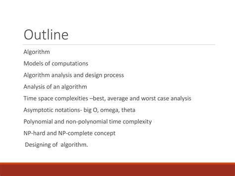 Analysis and design of algorithm - ppt download