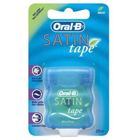 Jual Oral B Dental Floss Tape Satin Essential Glide Pro Health Deep Clean Shopee Indonesia