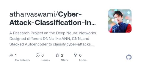 Github Atharvaswamicyber Attack Classification In Smart Grid Via Deep Neural Networks A