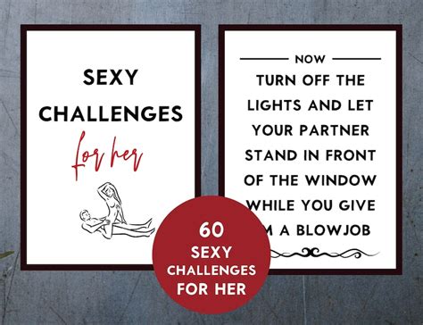 sex game 60 sex challenges for her printable sexy card game sexytoy