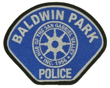 E20709 Baldwin Park Police Ca The Emblem Authority