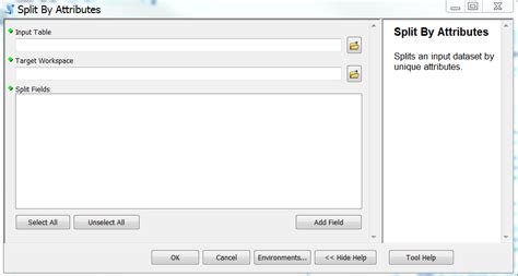 Arcmap Running Arcgis Split By Attributes Tool Gives Error