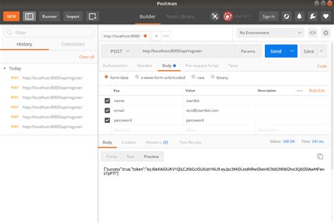 Rest Api Using Jwt Authentication With Laravel 6131 Startbit It