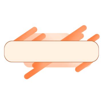 Aesthetic Textbox Titlebox For Presentation With Orange Decoration Textbox Box Presentation
