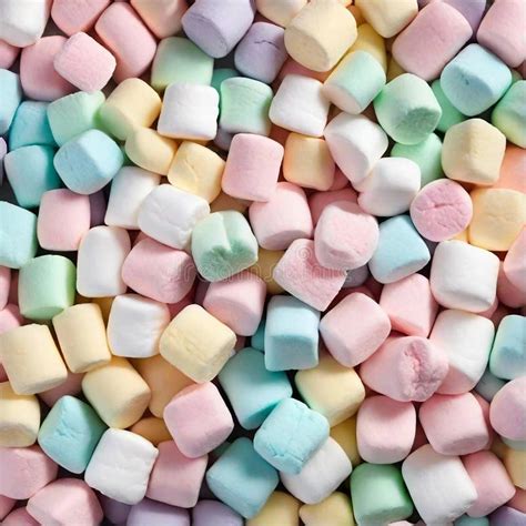 Multi Colored Marshmallows Background Generative Ai Stock Illustration Illustration Of Sugar