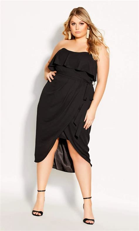 Breathtaking Dress Black — Coedition City Chic Dresses Plus Size
