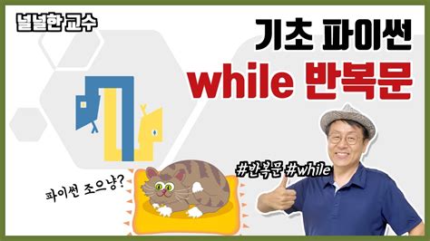 111 While 반복문널널한 교수의 기초 파이썬 Ft 파이썬 코딩 Youtube