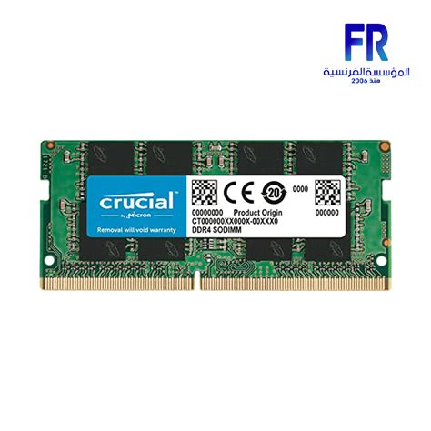 Crucial 8gb Ddr4 2666mhz Sodimm Laptop Memory Alfrensia