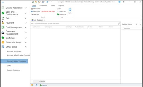 Set Up Contract Notice Templates D Civilpro