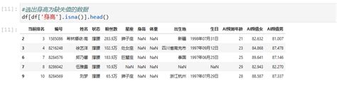 pandas学习笔记04 数据清洗 缺失值与异常值处理 pandas 缺失值异常值 csdn博客