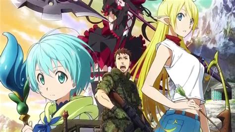 Gate Jieitai Kanochi Nite Kaku Tatakaeri Trailer Youtube
