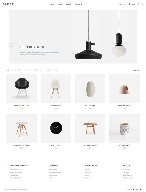 depot react app website vivek patil