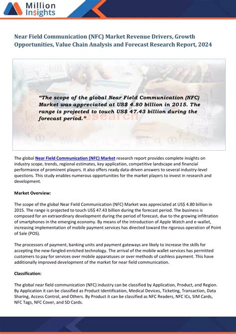 Ppt Near Field Communication Nfc Market Powerpoint Presentation