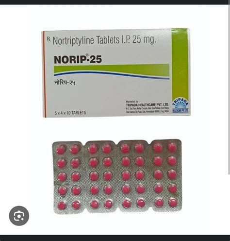Nortriptyline 25 Mg Tablet At Best Price In Nagpur By Bhagwati Overseas