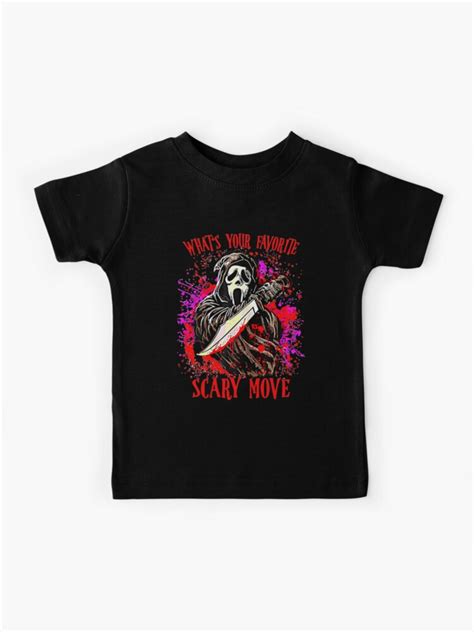Ghostface Scream Halloween Whats Your Favorite Scary Movie T Shirt