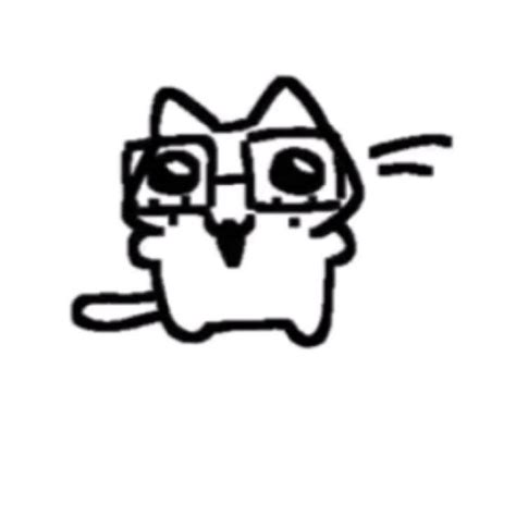 котик умный мем Милые каракули Милые рисунки Легкие рисунки