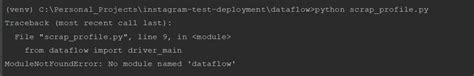 Import Module Works In PyCharm But Giving Error In Terminal Python Stack Overflow