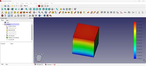 Problem Labels Of The FEM Legend Are Poorly Visible Issue FreeCAD FreeCAD GitHub