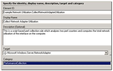How To Collect Performance Data From A Script Example Network Adapter