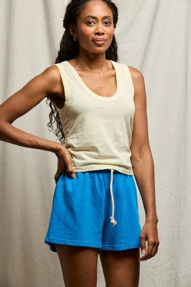 Khara Tank In Custard Perfect White Tee Marne