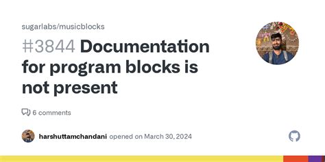 Documentation For Program Blocks Is Not Present · Issue 3844 · Sugarlabsmusicblocks · Github