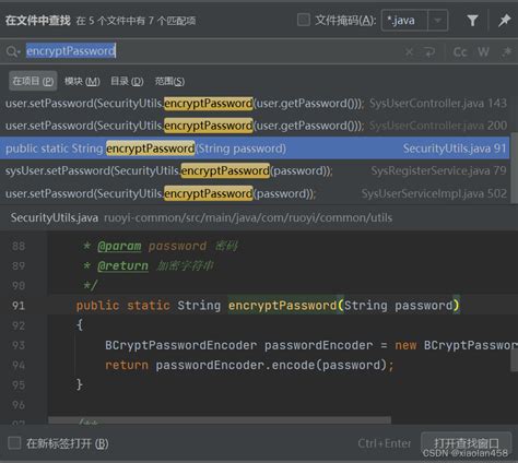 Ruoyi若依平台忘记后台登录密码xiaolan458 Ruoyi 若依
