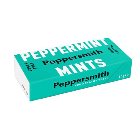 Peppersmith Xylitol Peppermint Mints Delicious Ideas Food Group