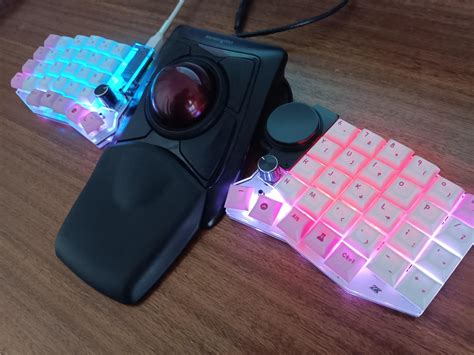 My First Ergo Split Keyboard Sofle Rgb With Cirque Trackpad R Ergomechkeyboards