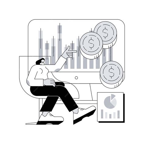 Premium Vector Stock Market Abstract Concept Vector Illustration