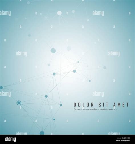 Abstract Polygonal Background With Connecting Dots And Lines Connection Science Background