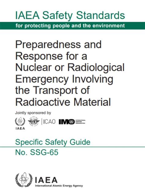 Iaea Safety Standards Preparedness And Response For A Nuclear Or