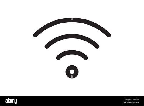 Wi Fi Symbol Signal Connection Vector Wireless Internet Technology Sign Wifi Network