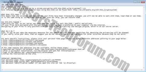 HELP DECRYPT Files Description And Removal How To Technology And PC Security Forum