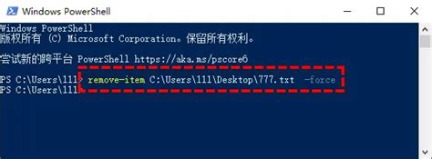 强制删除文件：windows命令提示符与powershell的方法 csdn博客