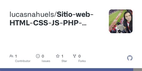 Github Lucasnahuels Sitio Web Html Css Js Php Mysql