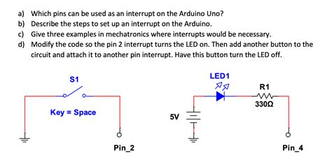 Solved A Which Pins Can Be Used As An Interrupt On The Chegg