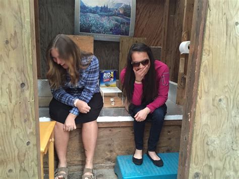 Roommates Who Use The Outhouse Together Stick Are Just Really Weird