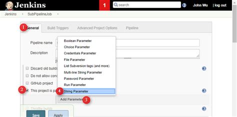 Jenkins Groovy 調用其他工作 John Wus Blog