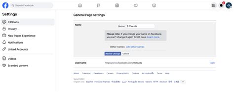 5 Steps To Change Your Facebook Page Name 9 Clouds