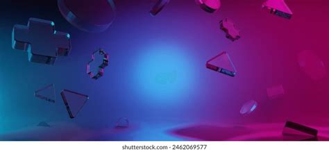 3d Illustration Rendering Joystick Button Controller Stock Illustration 2462069579 Shutterstock